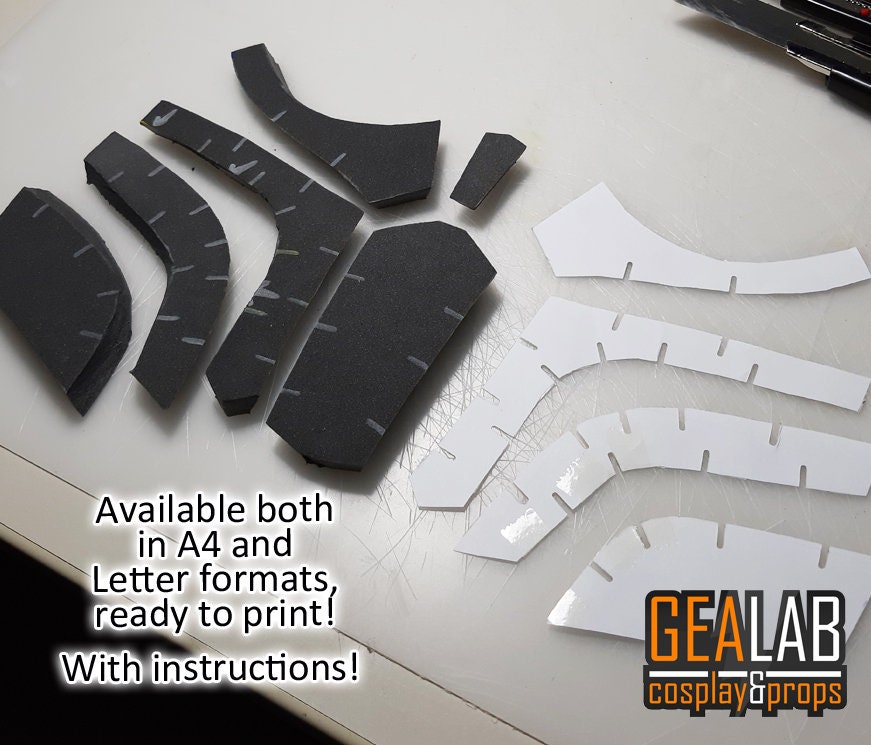 Unbreakable Sub-zero Mask Pattern PDF to FOAM for Cosplay - Etsy UK