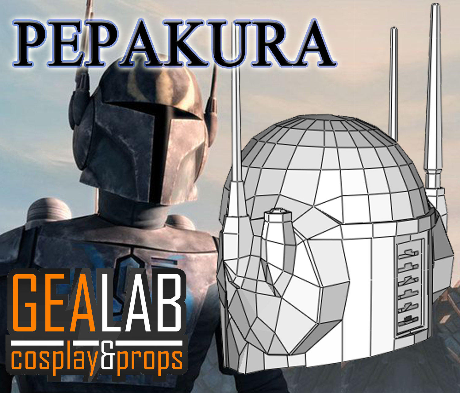 Pre Vizsla Mandalorian Helmet Pepakura Plantillas PDF y PDO | Etsy España