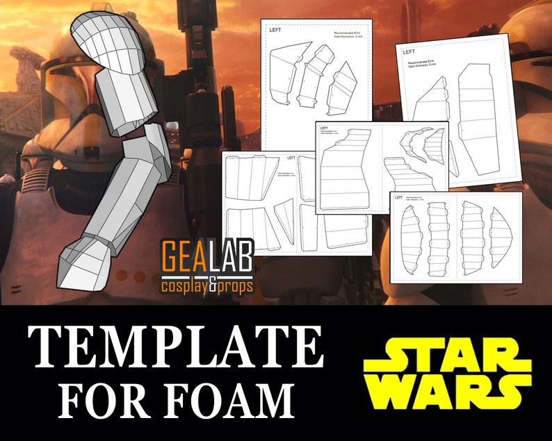 Clone Trooper Wearable Armor Pieces (phase 1 & 2) - PDF and PDO ...
