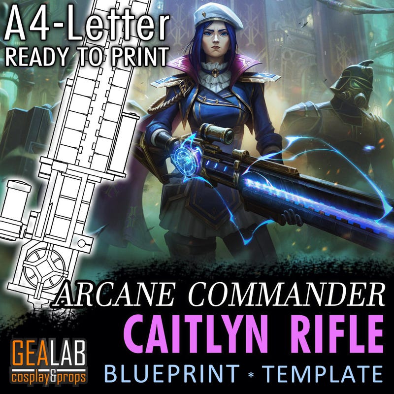 Caitlyn Arcane Cosplay - Etsy