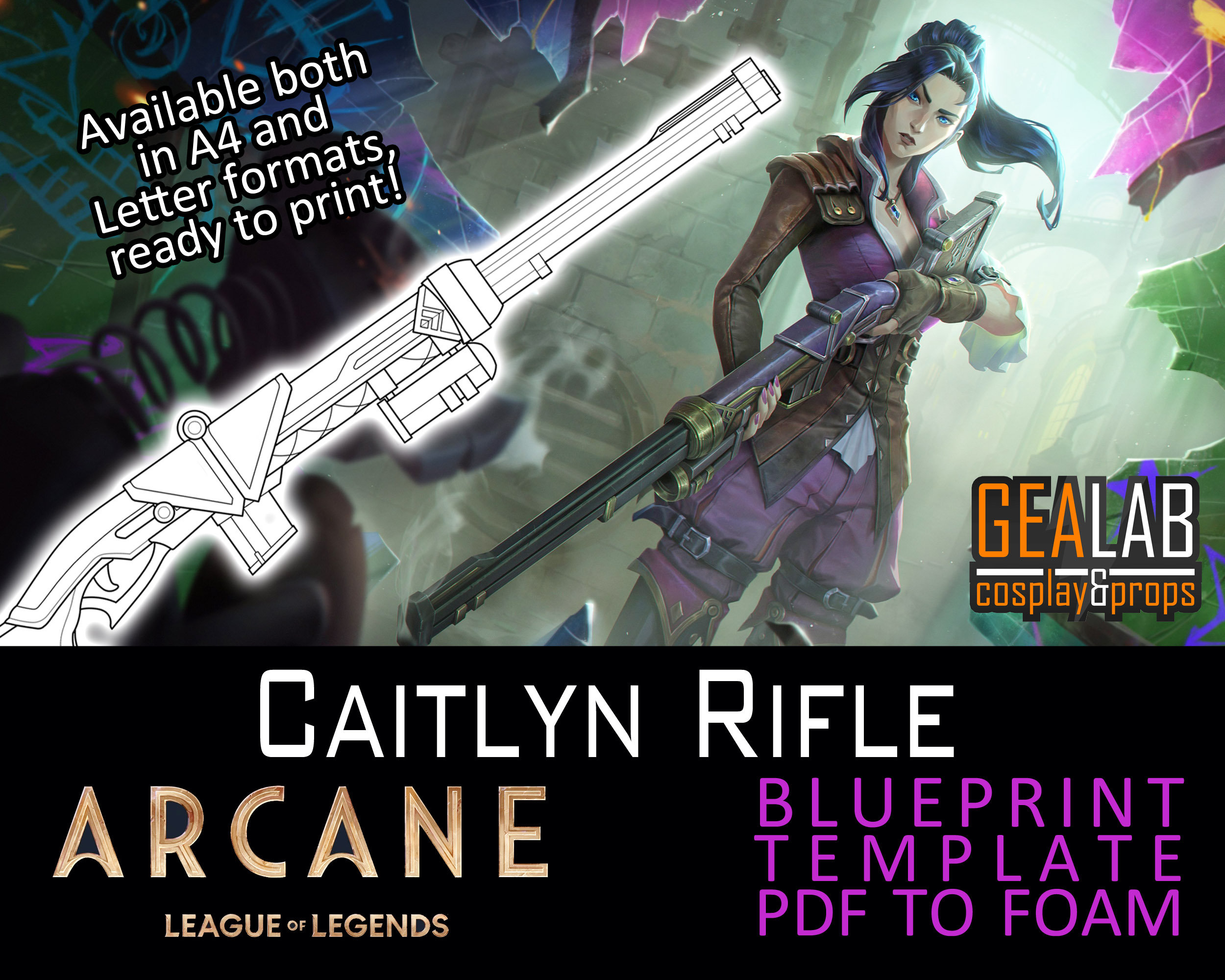 Caitlyn League Of Legends Gun