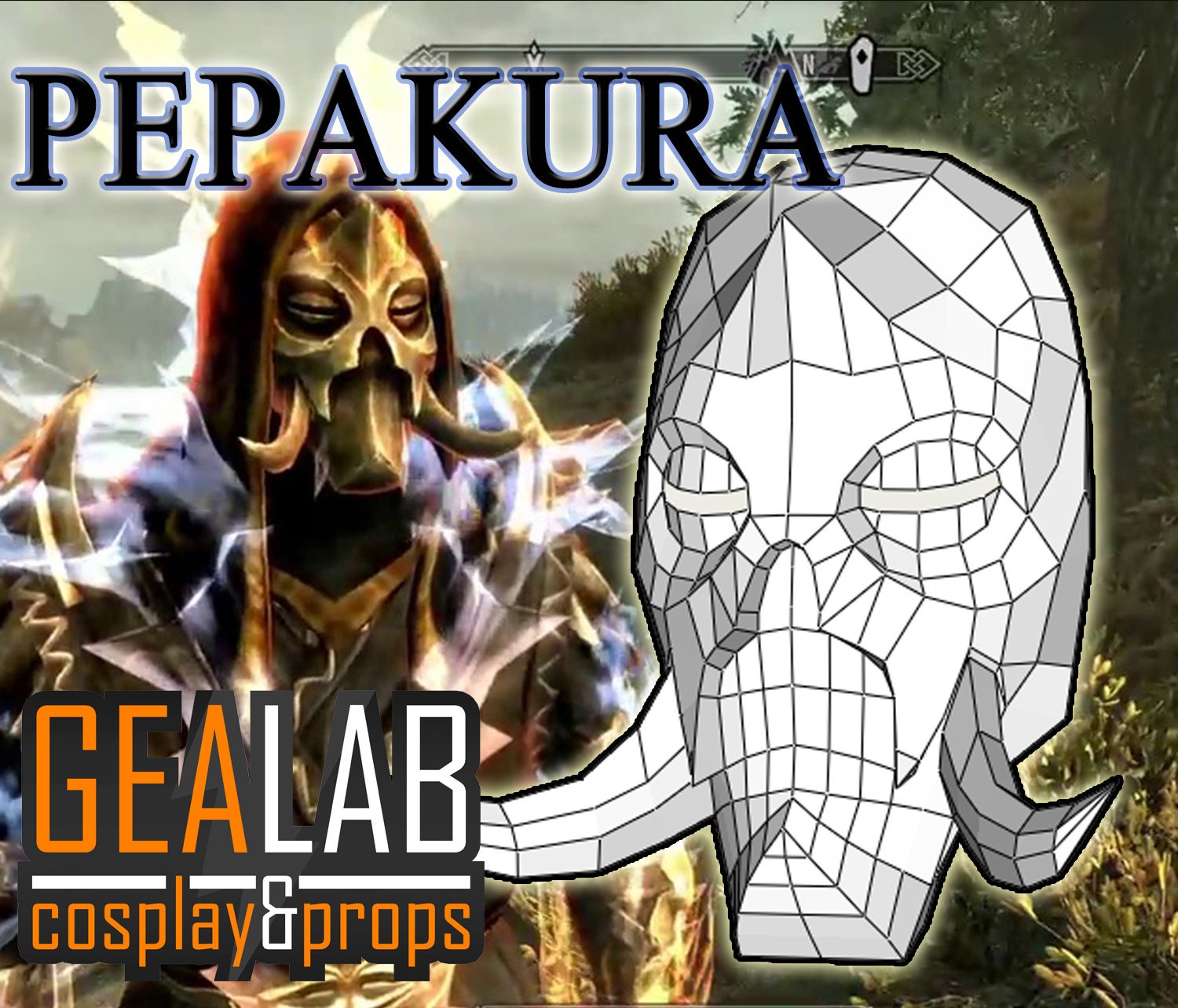 Skyrim pepakura - grabnimfa