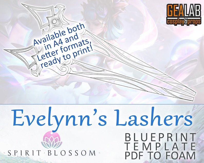 Spirit Blossom Evelynn Lashers - Blueprint for Cosplay (league of ...