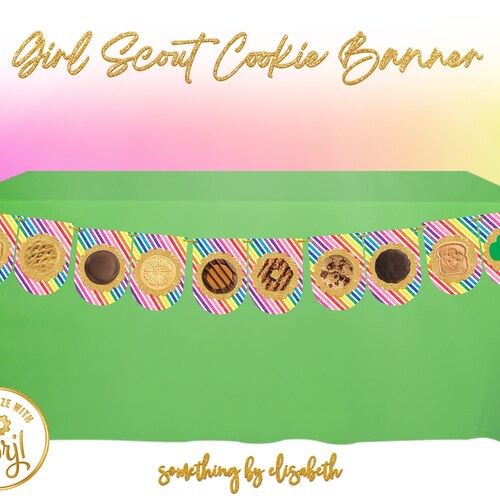 Printable Girl Scout Cookie Booth Banner - Etsy