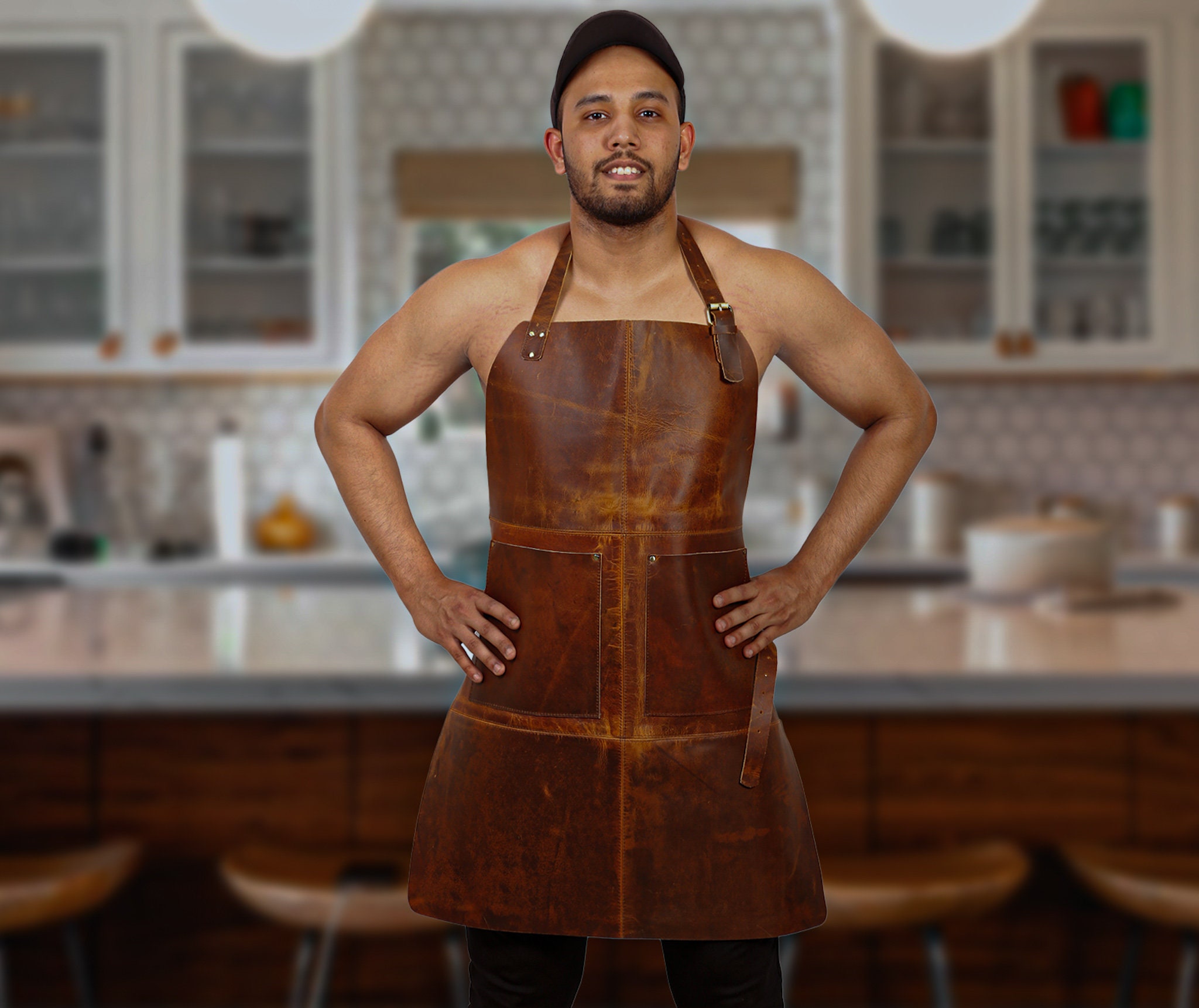 Leather Apron For Men Personalized Apron Blacksmith Apron With Etsy