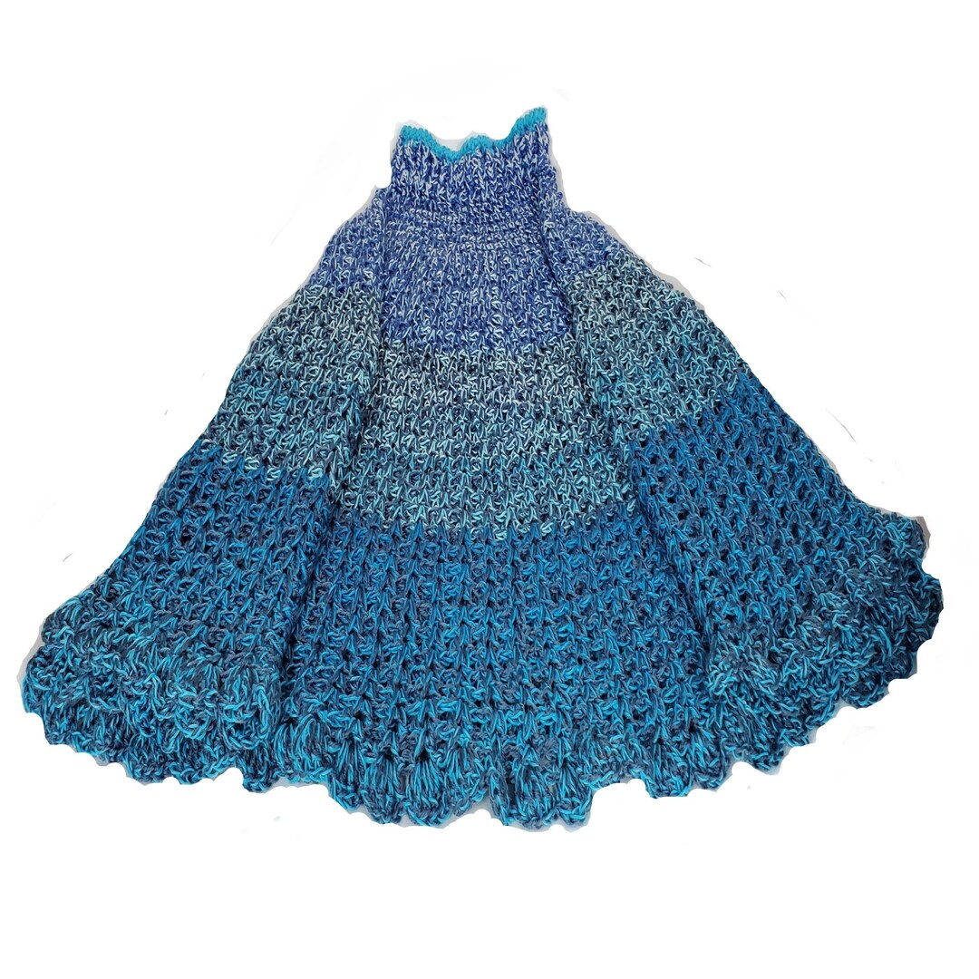 Blue Poncho Top, Poncho Sweater, Handmade Poncho, Cotton Poncho, Fall ...