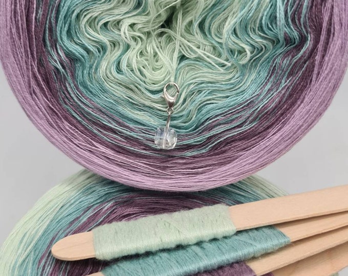 Alice Green Gradient Yarn Green Cotton Yarn Green Acrylic Yarn Plum ...