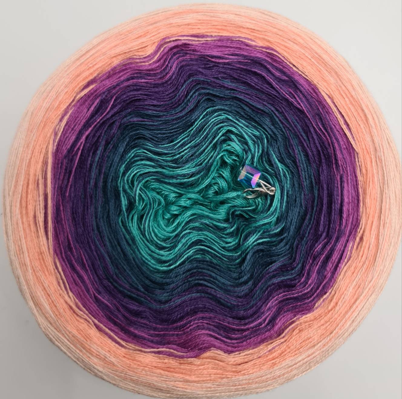 Gradient Yarn Cake 50/50 Cotton Acrylic faith - Etsy