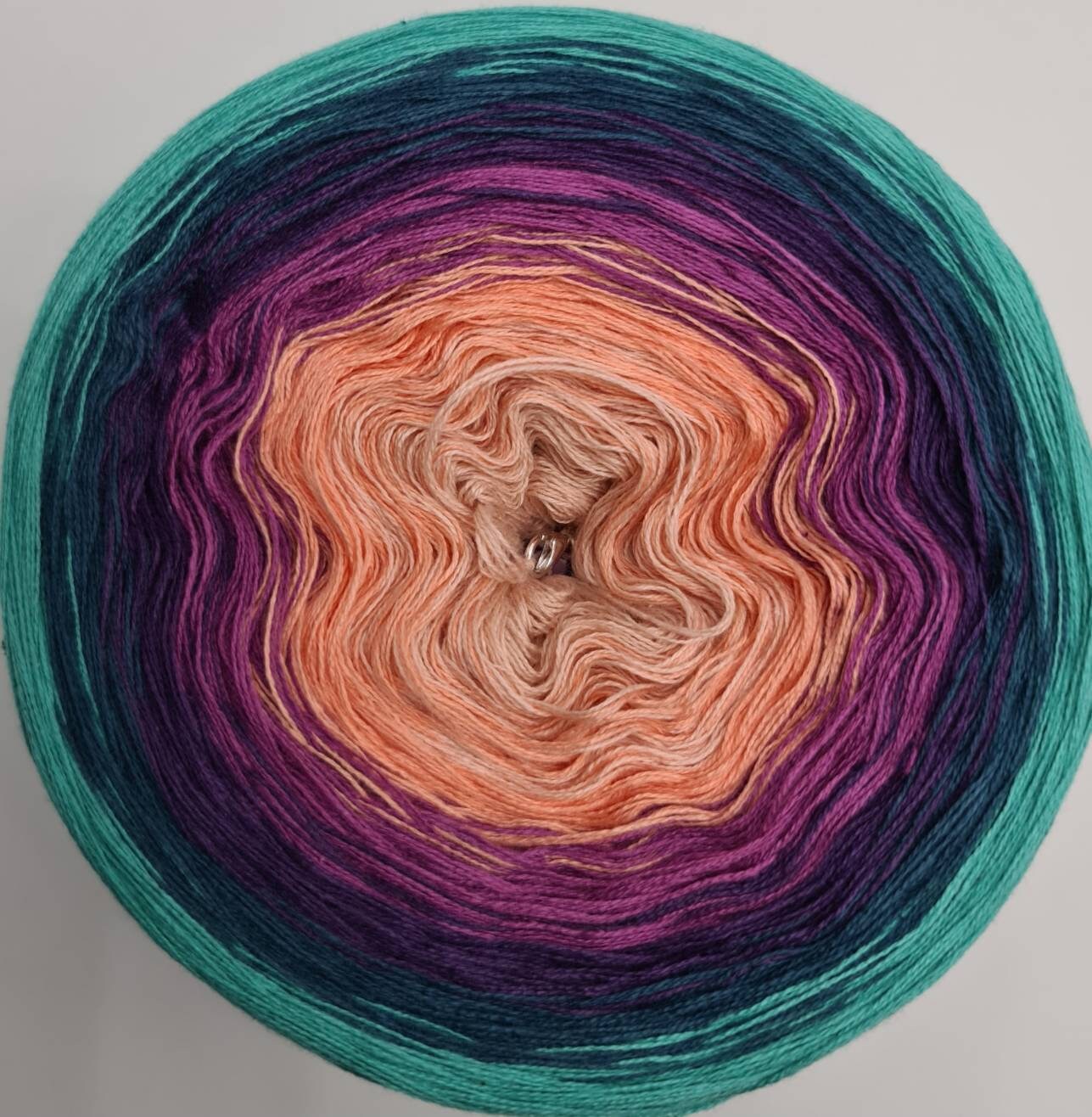 Gradient Yarn Cake 50/50 Cotton Acrylic faith - Etsy