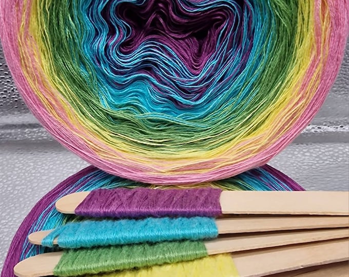 Alice Green Gradient Yarn Green Cotton Yarn Green Acrylic Yarn Plum ...