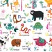 Spanish Animal Alphabet Poster Digital Download in 4 Sizes - Etsy
