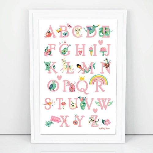 Lil' Abc's Nursery 11x17 Art Print - Etsy