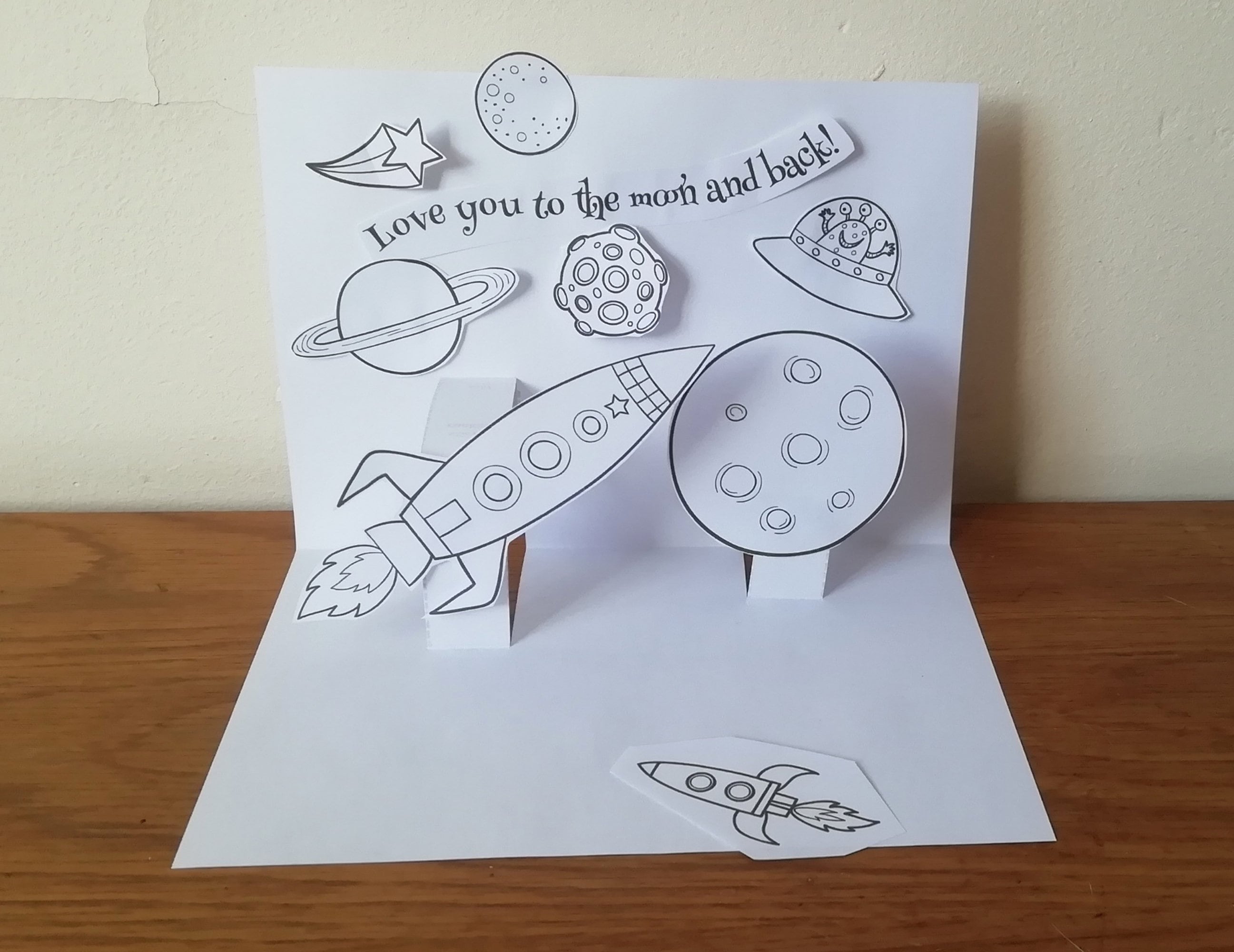 Hacer sus propias tarjetas pop-up imprimibles 4 x diseños | Etsy