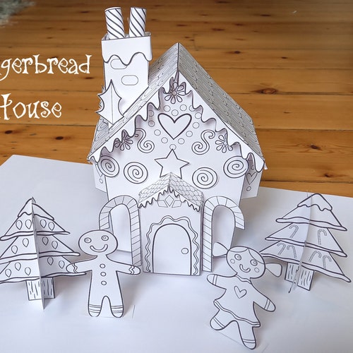 Christmas Tree Papercraft PRINTABLE Kids Craft 3D Printable - Etsy