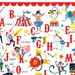 Alphabet Poster, Instant Download,circus Print, Kids Wall Art, Nursery ...