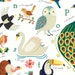 Birds Alphabet Art Print Instant Download 4 Sizes - Etsy