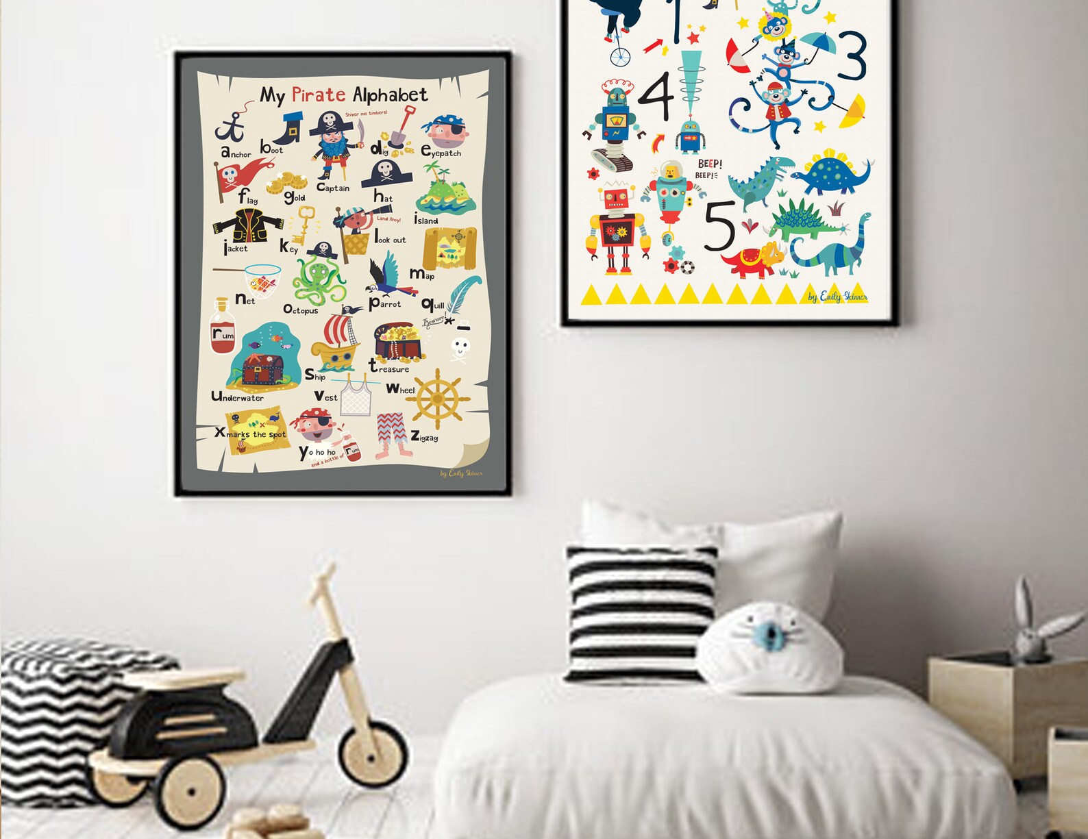 Pirate Alphabet Poster Instant Download Fun Children's | Etsy