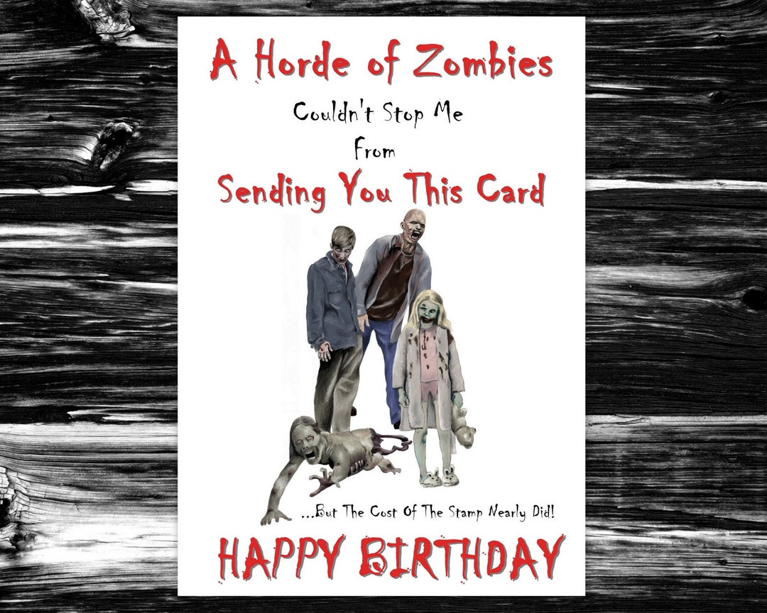 FUNNY BIRTHDAY CARD Adult Humour for Him Her Men Women Male Female, Twd ...