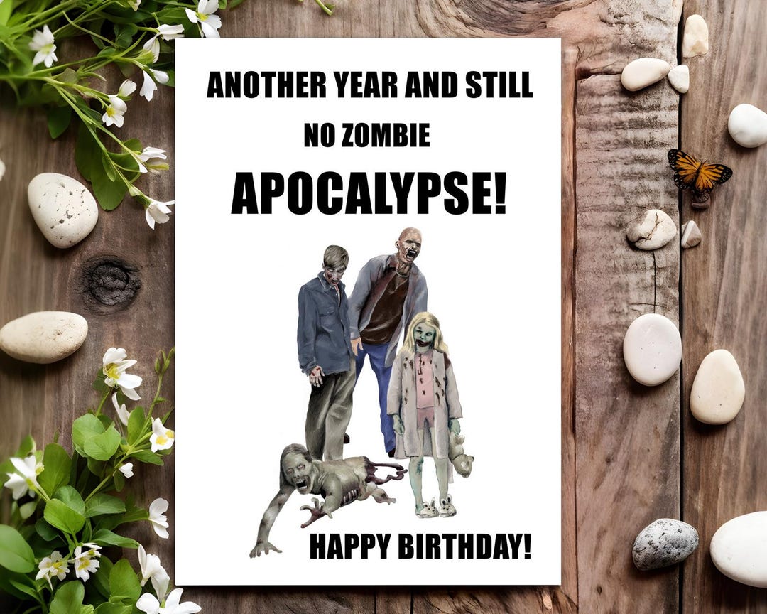 Funny Birthday Card for Him Her Men Women Male Female - Twd, the ...
