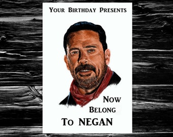Walking Dead Birthday Card - Etsy UK