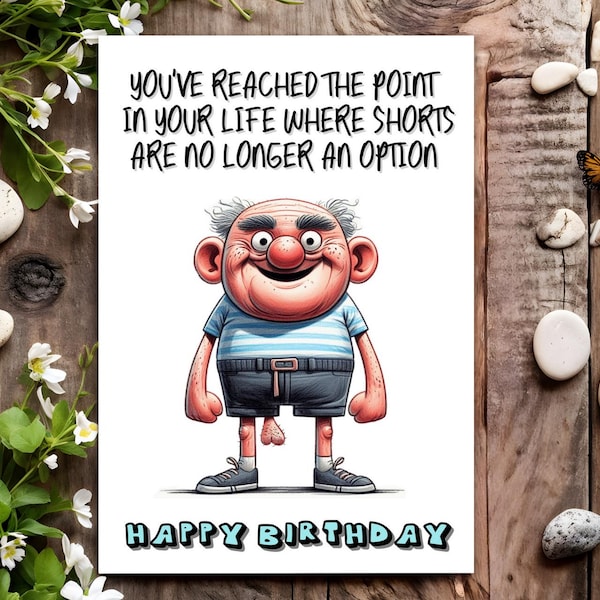 Mens Funny Birthday Cards - Etsy UK