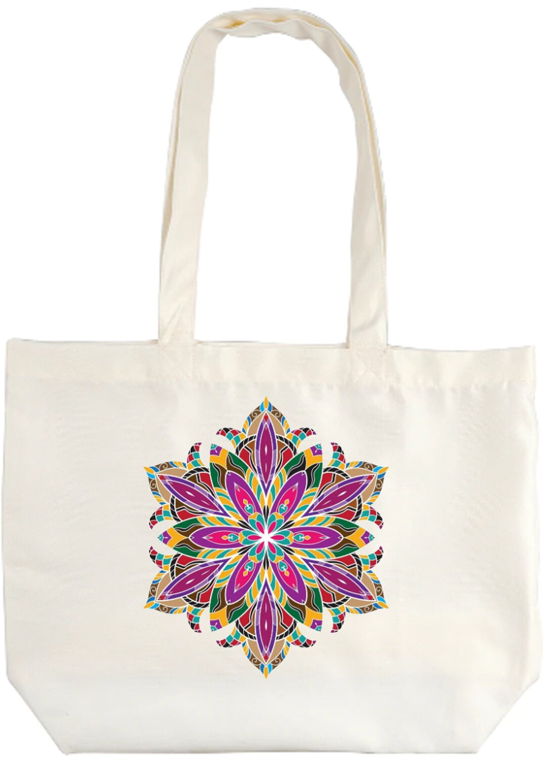 Tote Bag Market Bag Mandala Design 3 - Etsy