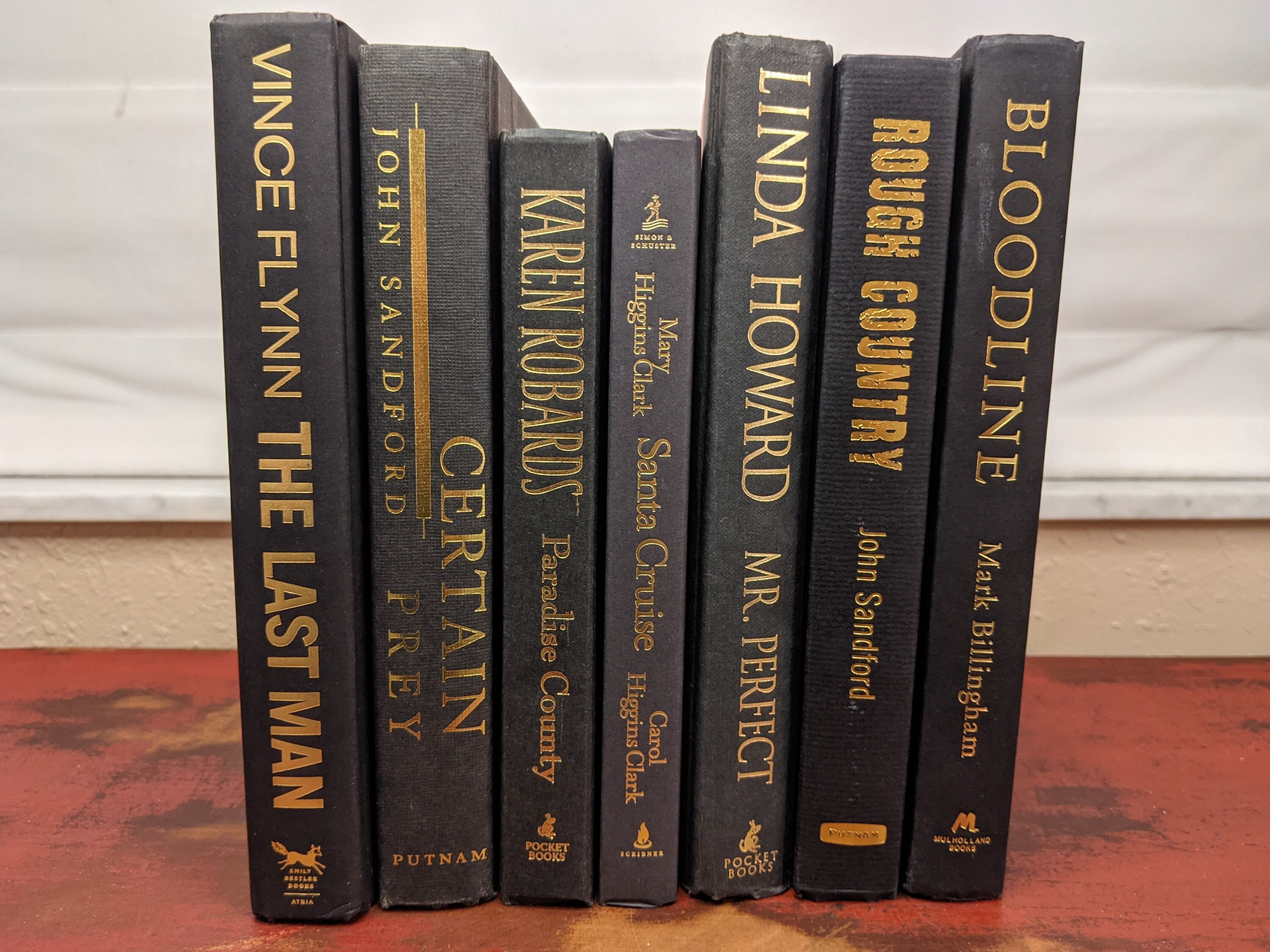 Blank Book Spine Black