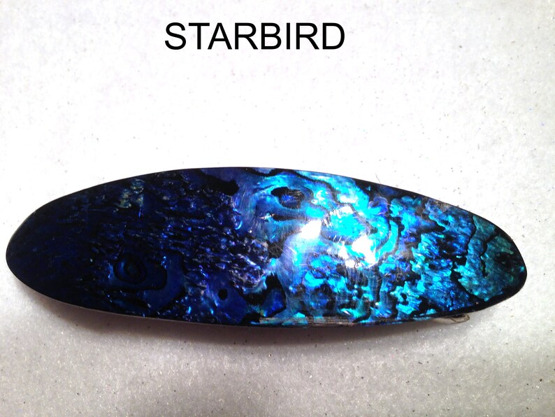 Abalone paua sea shell hair barrette | Etsy