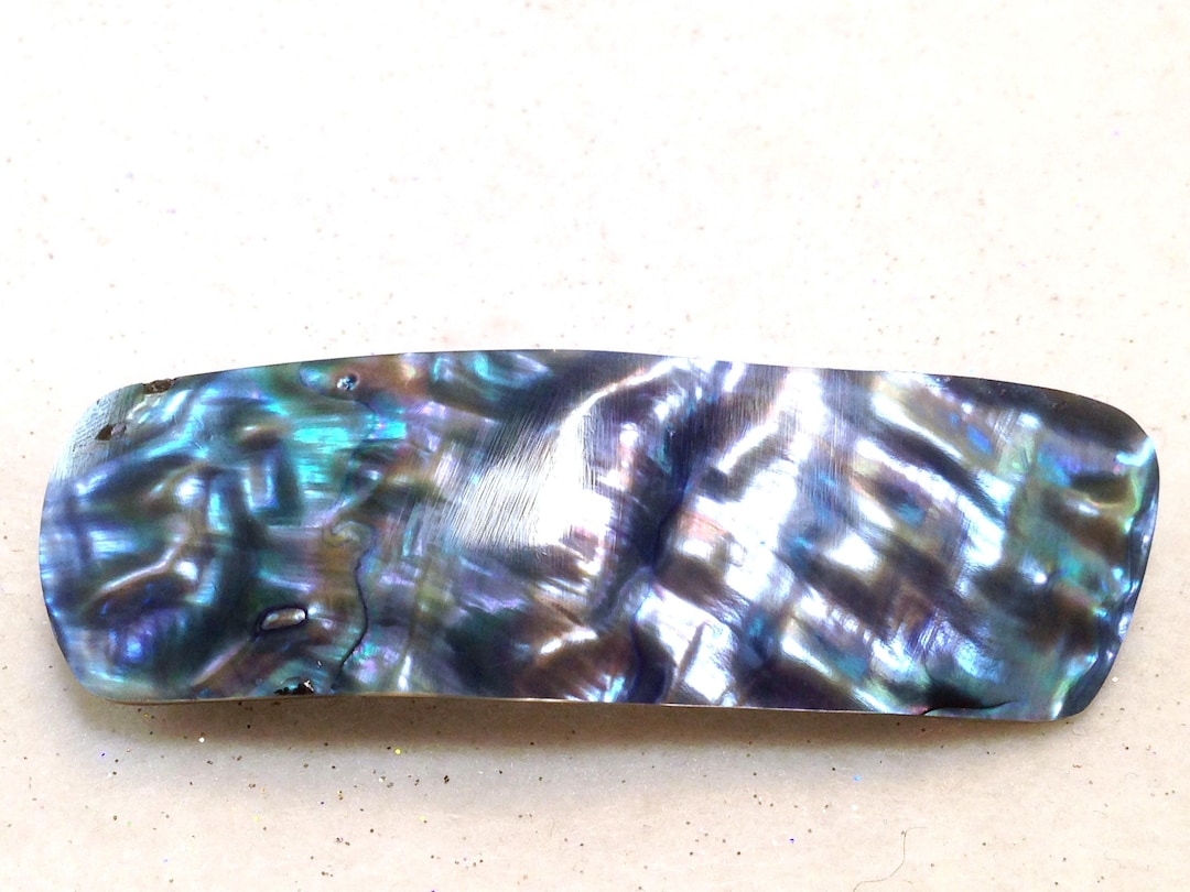 Abalone, Paua Sea Shell Hair Barrette - Etsy