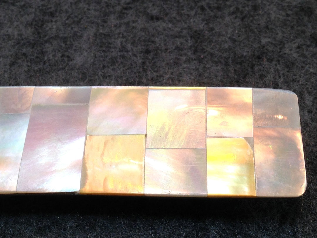 Sea Shell Inlay Hair Barrette - Etsy