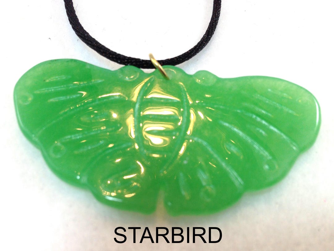 Jade Butterfly Hair Barrette or Pendant, Necklace - Etsy
