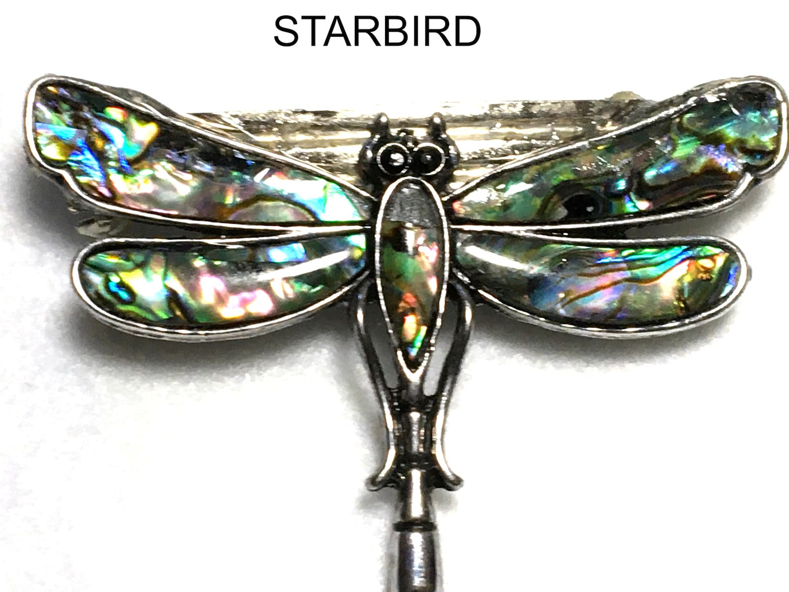 Abalone Dragonfly Sea Shell Inlay Hair Barrette or Abalone - Etsy