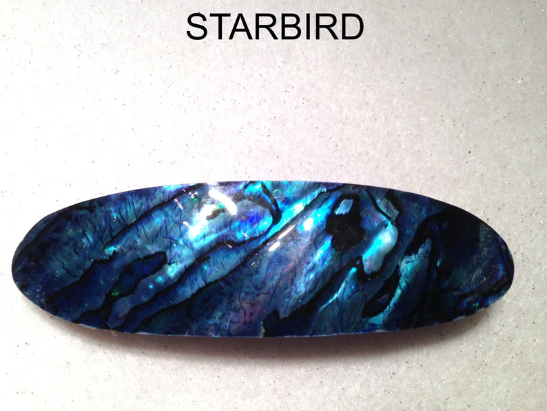 Abalone Paua Sea Shell Hair Barrette - Etsy