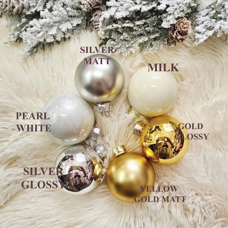 Personalized Glass Christmas Bauble With Name or Monogram - Etsy Australia