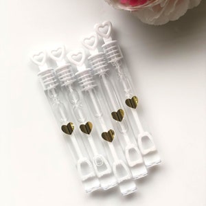 Wedding Bubble Tubes With Heart, Wedding Favors, Wedding Soap Bubbles Tubes - Etsy