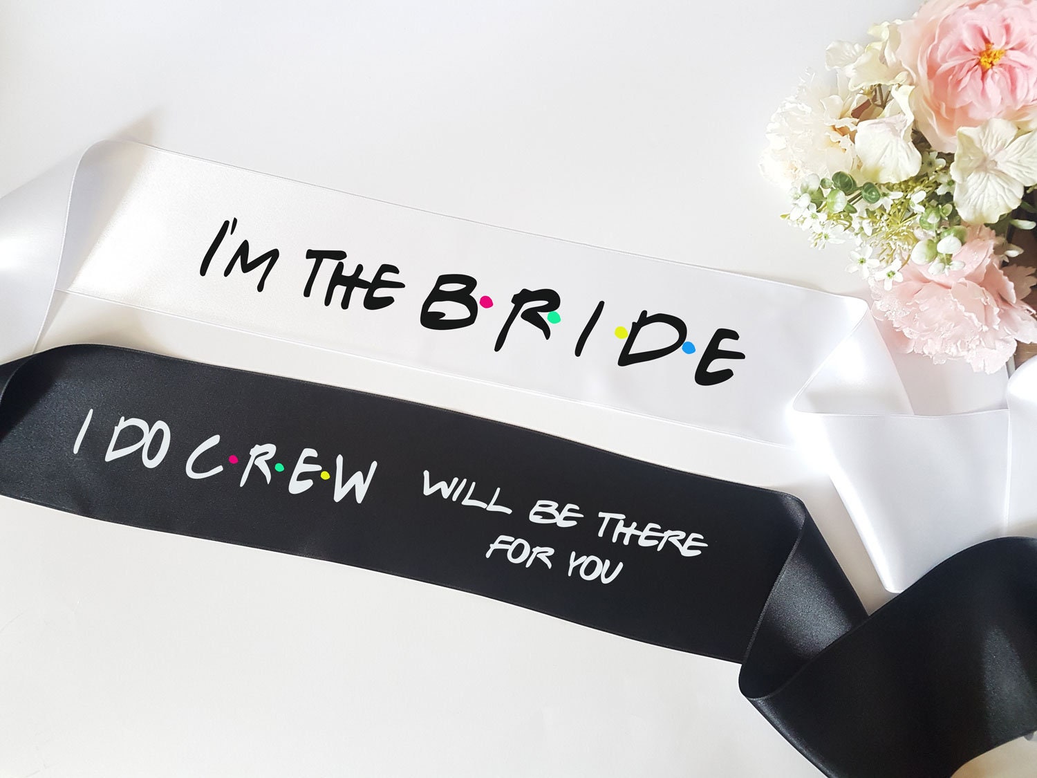Team Bride Bachelorette Sash Im the Bride and I Do Crew - Etsy