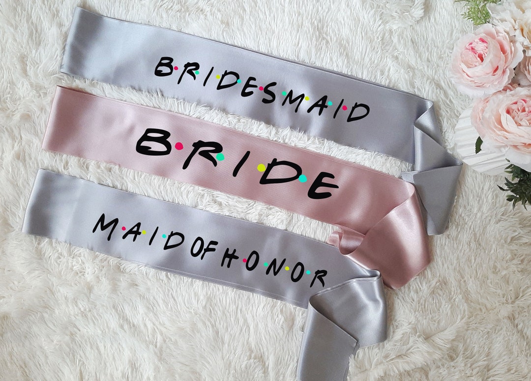 Bride Friends Theme Sash- Team Bride Friends Sash - I Do Crew Sash ...
