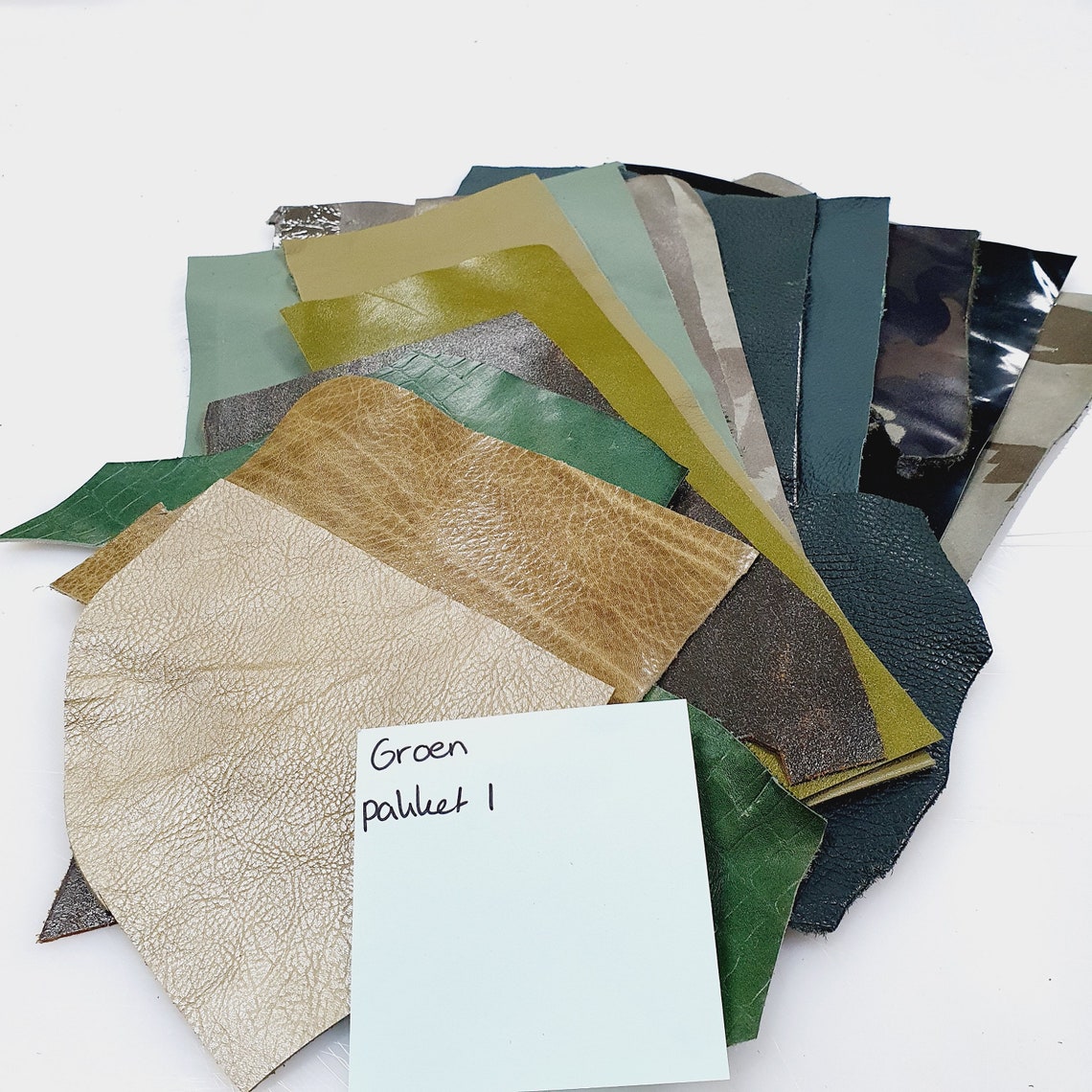 Leather scraps different packages | Etsy