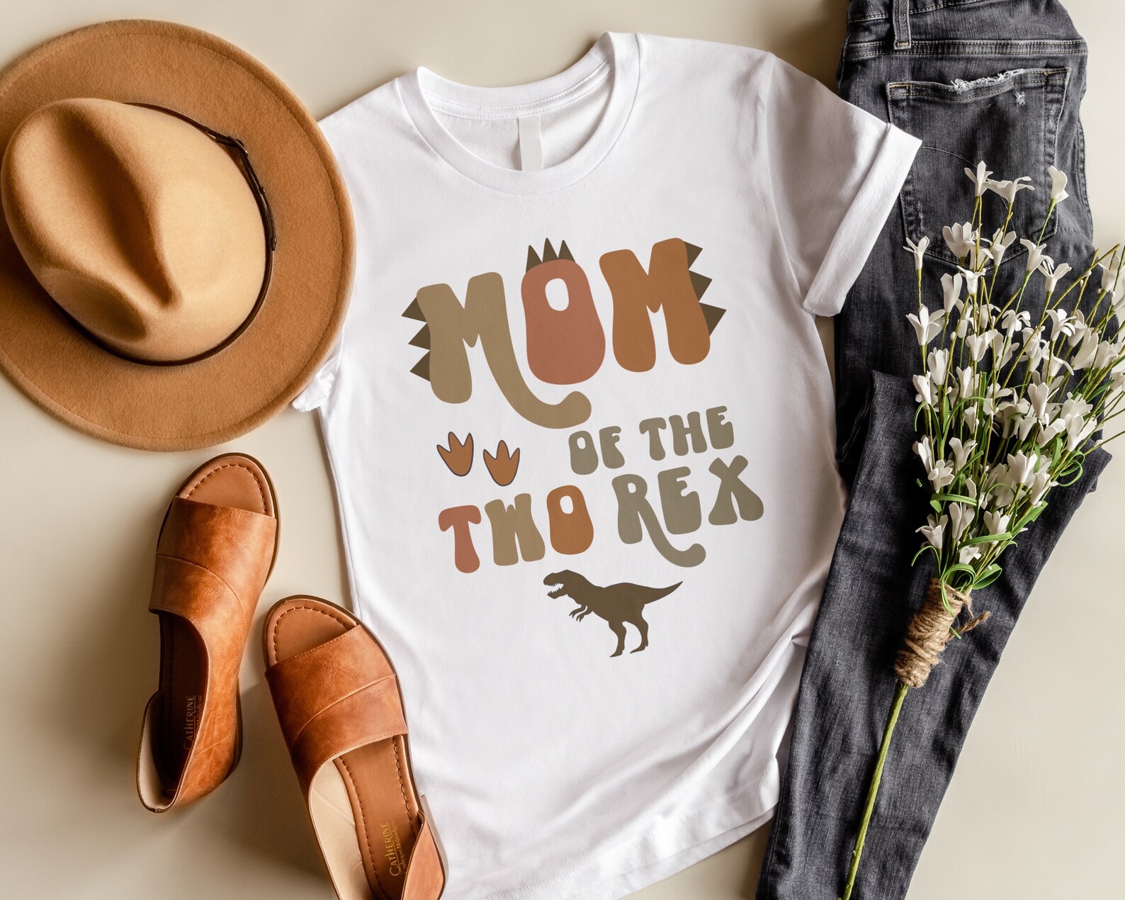 Mom of the Two Rex Birthday Shirt, Family Two Rex Shirts, Second ...