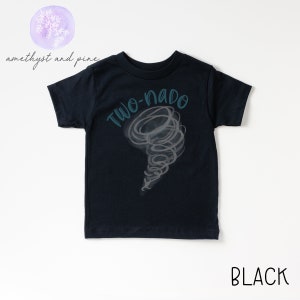 Two-nado Birthday Shirt for 2 Year Old, Tornado Theme Bday Party ...