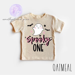 Spooky One Shirt, Girls Halloween Birthday, Ghost Birthday, Girl First ...