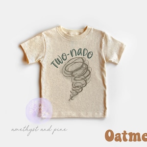 Two-nado Birthday Shirt for 2 Year Old, Tornado Theme Bday Party ...