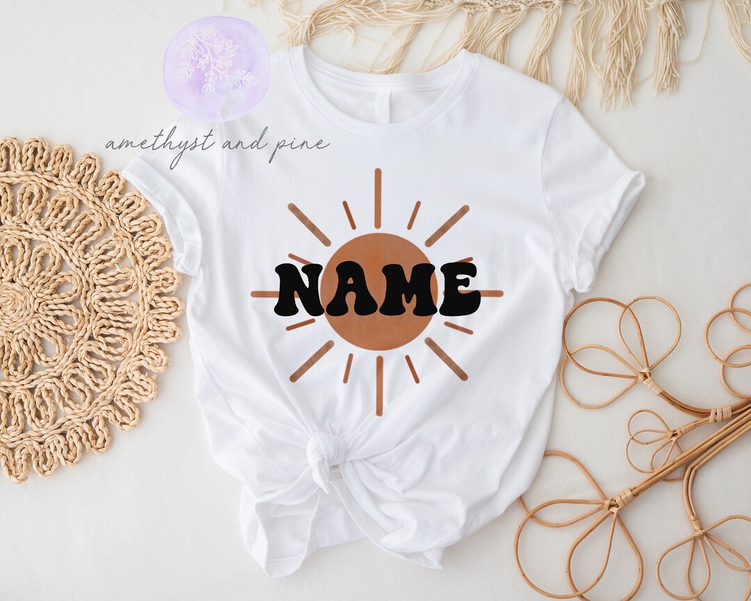 Personalized Adult Unisex Sun Shirt, Custom First Trip Around the Sun ...