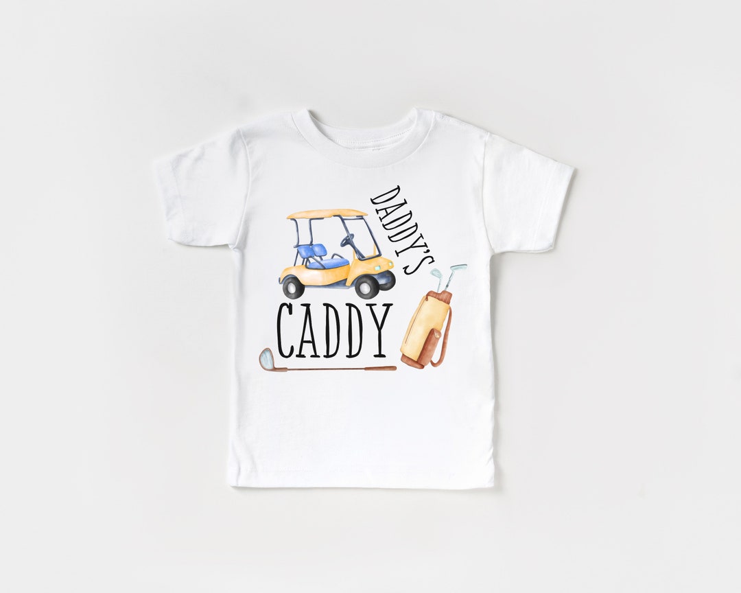 Daddys Golf Caddy Shirt, Kids Golf Shirt, Golfer, Toddler Golfing Shirt ...