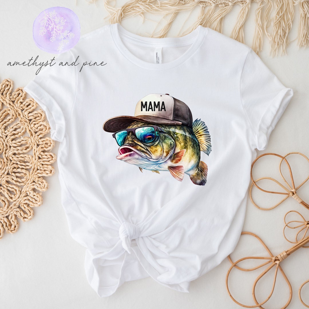 Mom Fish Shirt, O-fish-ally Fishing Birthday Shirt, Matching Family ...