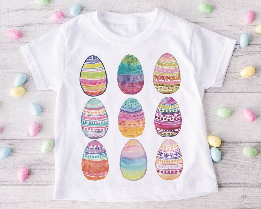 Camisa de huevo de Pascua para niños camiseta de Pascua - Etsy España