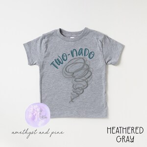 Two-nado Birthday Shirt for 2 Year Old, Tornado Theme Bday Party ...