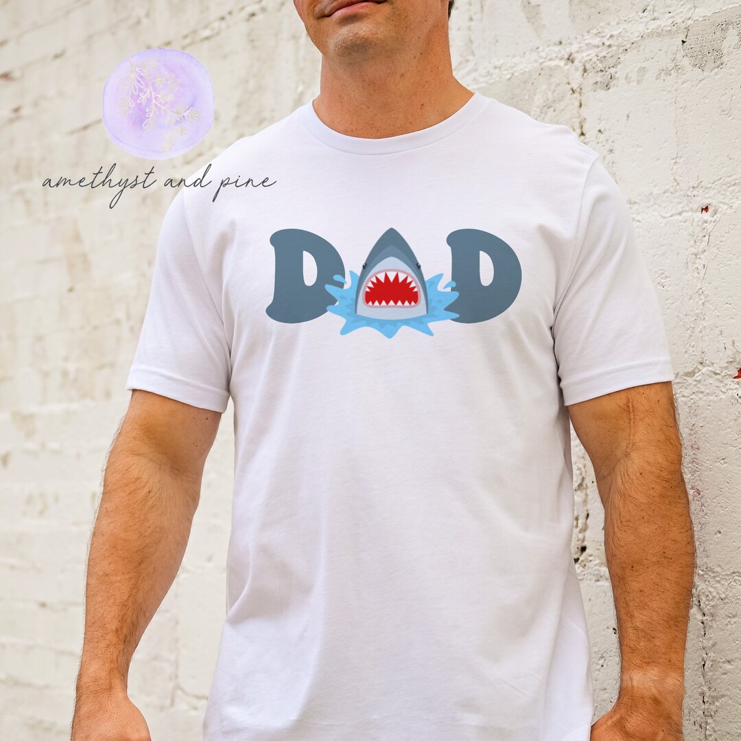 Dad Shark Shirt, Shark Birthday Theme, Summer Beach Birthday, Matching ...