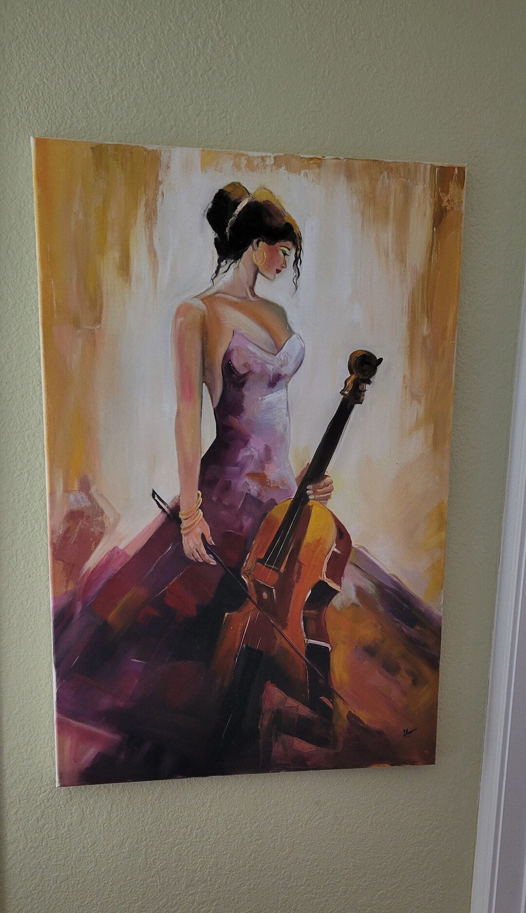 Violin Lady - Etsy