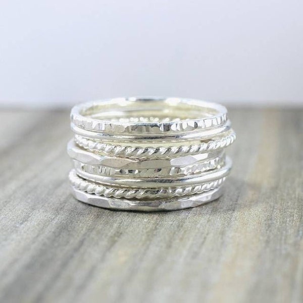 Stacking Ring Set - Etsy